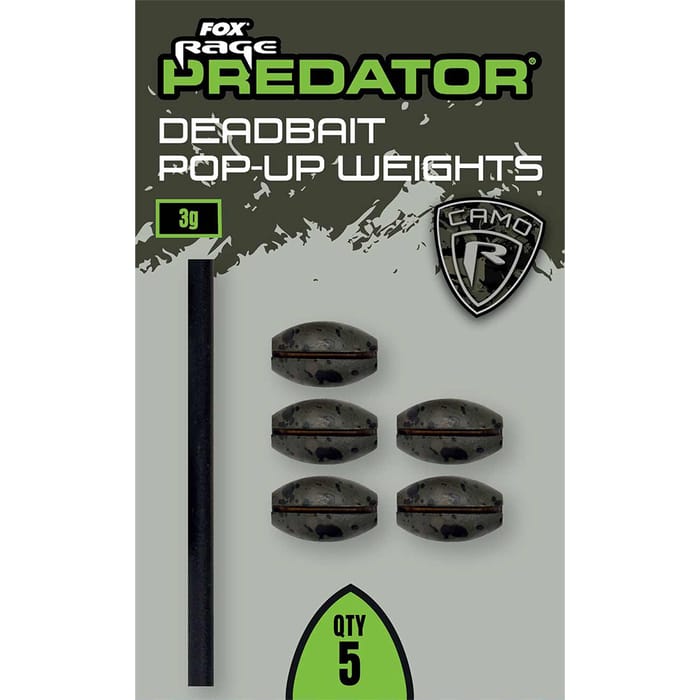 Fox Rage Predator Camo Deadbait Pop-Up Weights