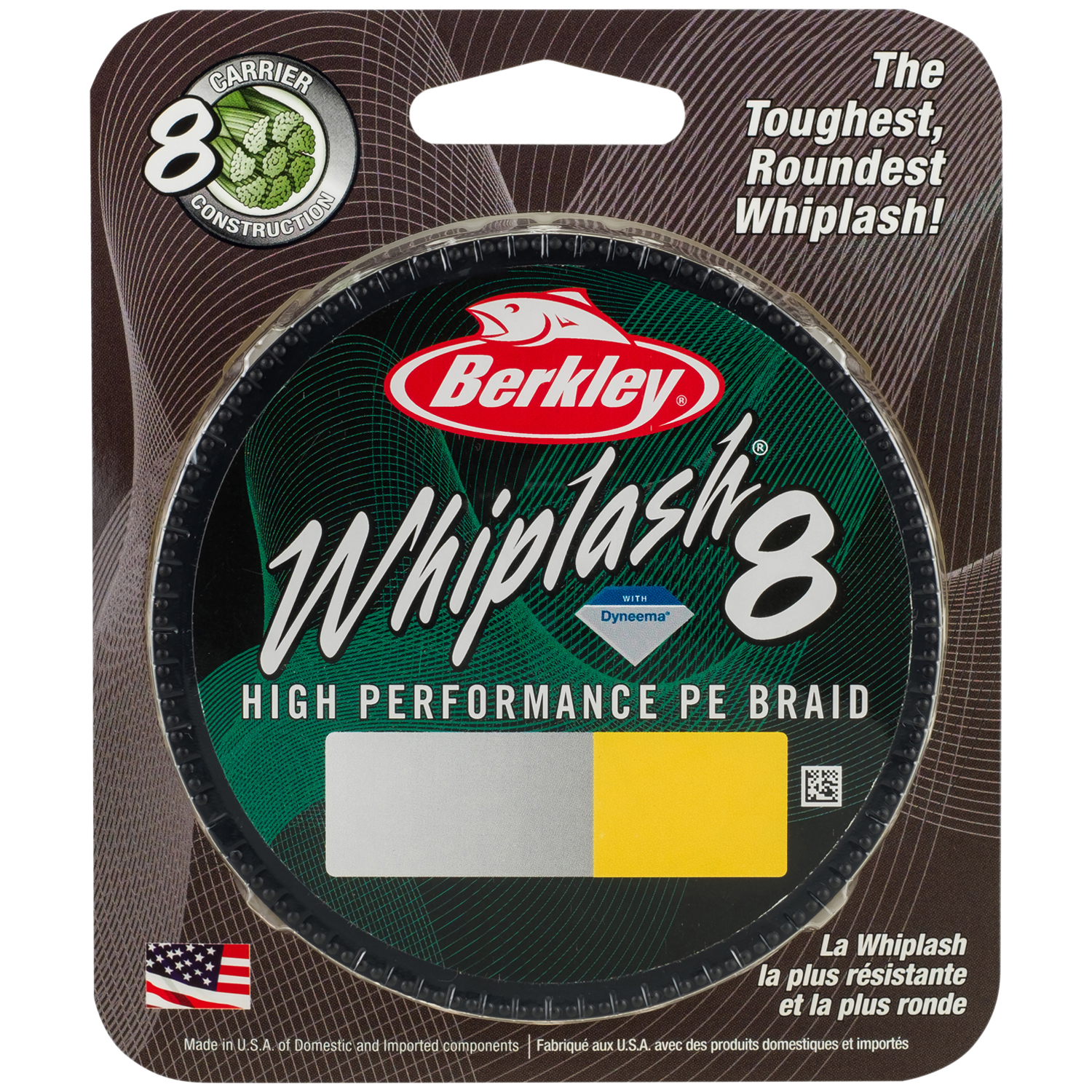 Berkley Whiplash 8 Braid Yellow 300m