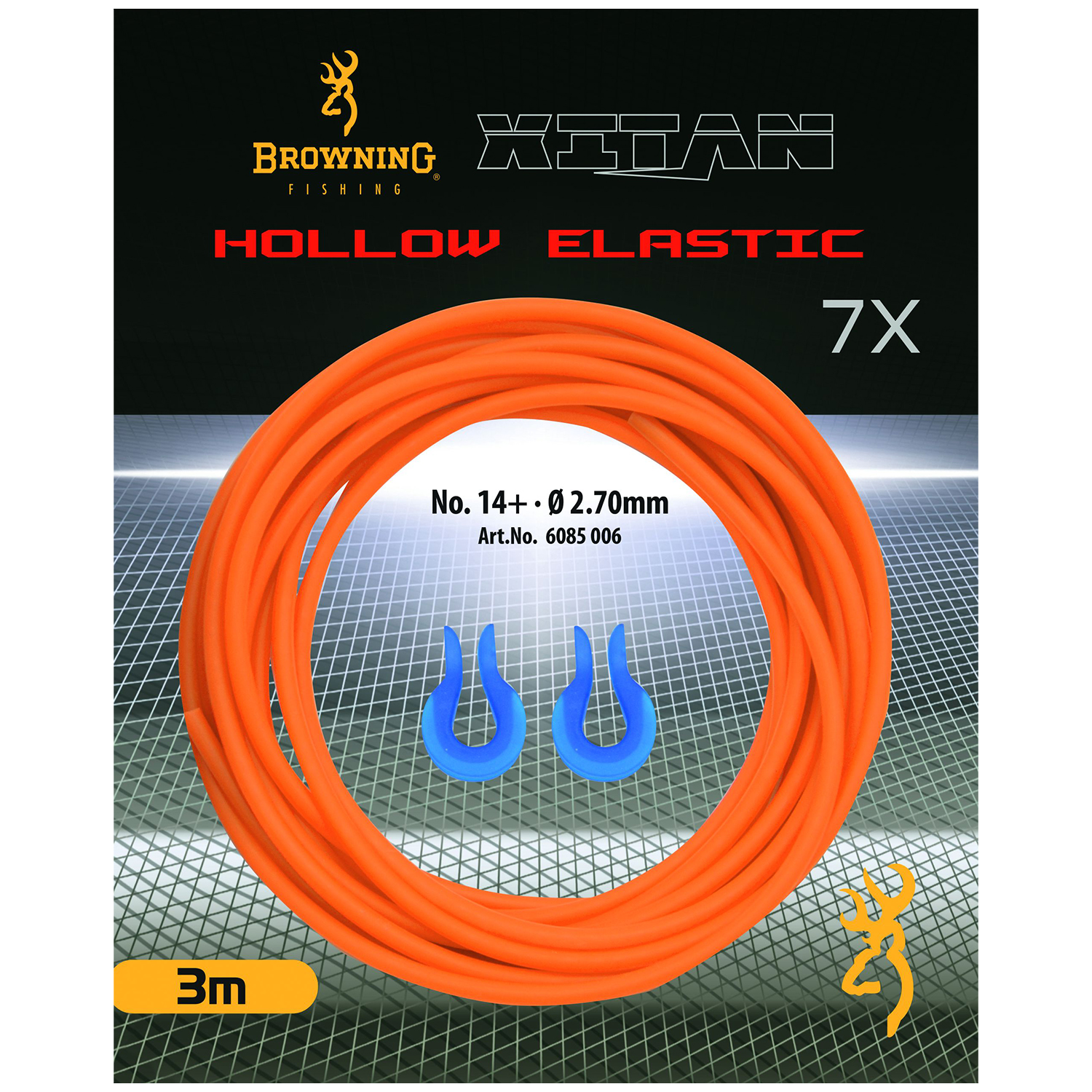 Browning Stretch 7 Hollow Pole Elastic 3m | Angling Direct