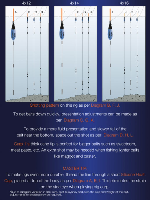 how to make carp pole rigs