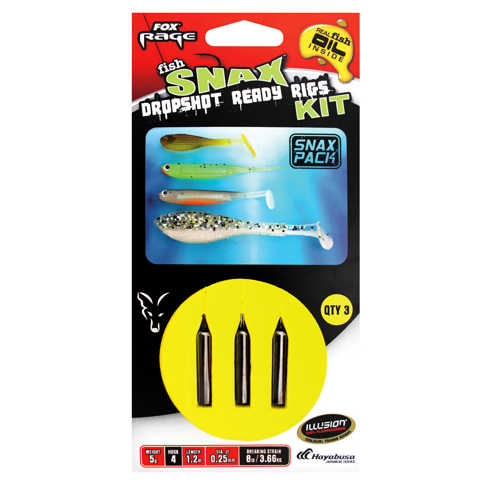 Fox Rage Dropshot Fish Snax Lure Kit