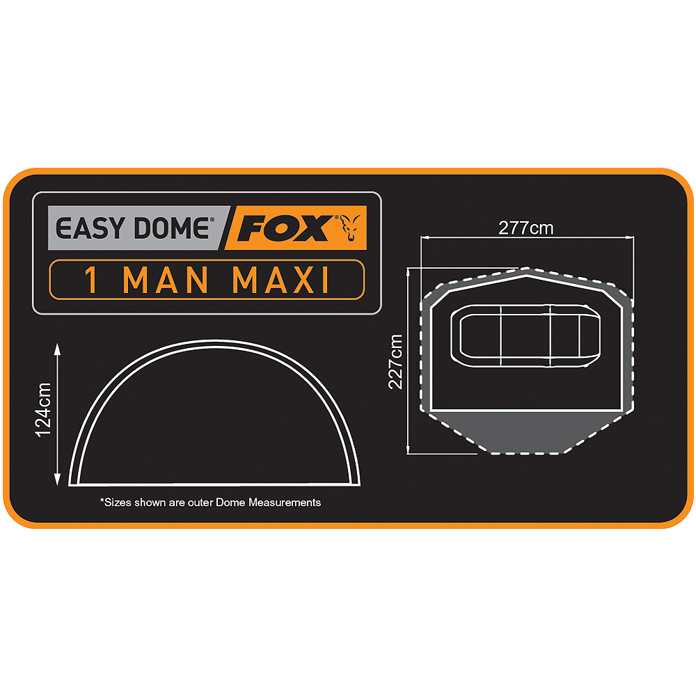Fox Easy Dome Maxi 1 Man | Angling Direct