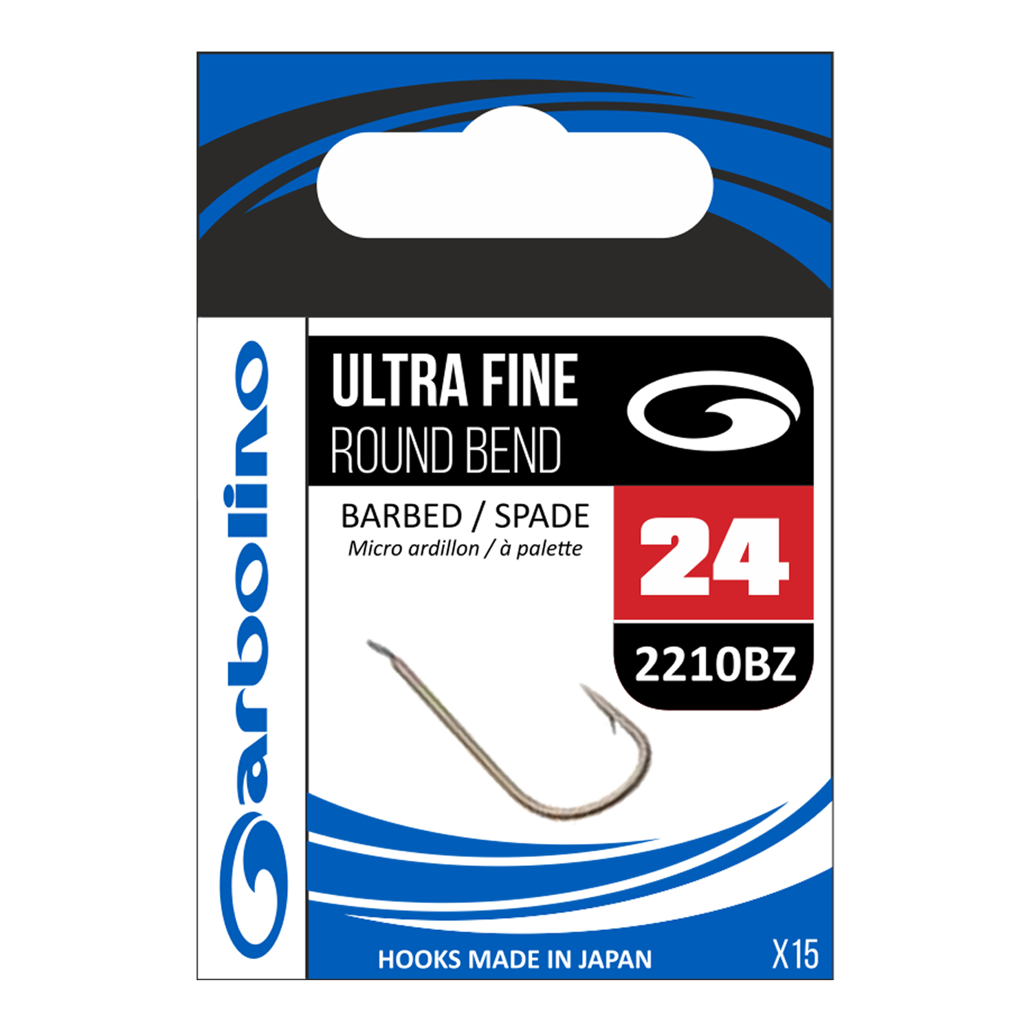 Garbolino Competition Ultra Fine Round Bend Hooks