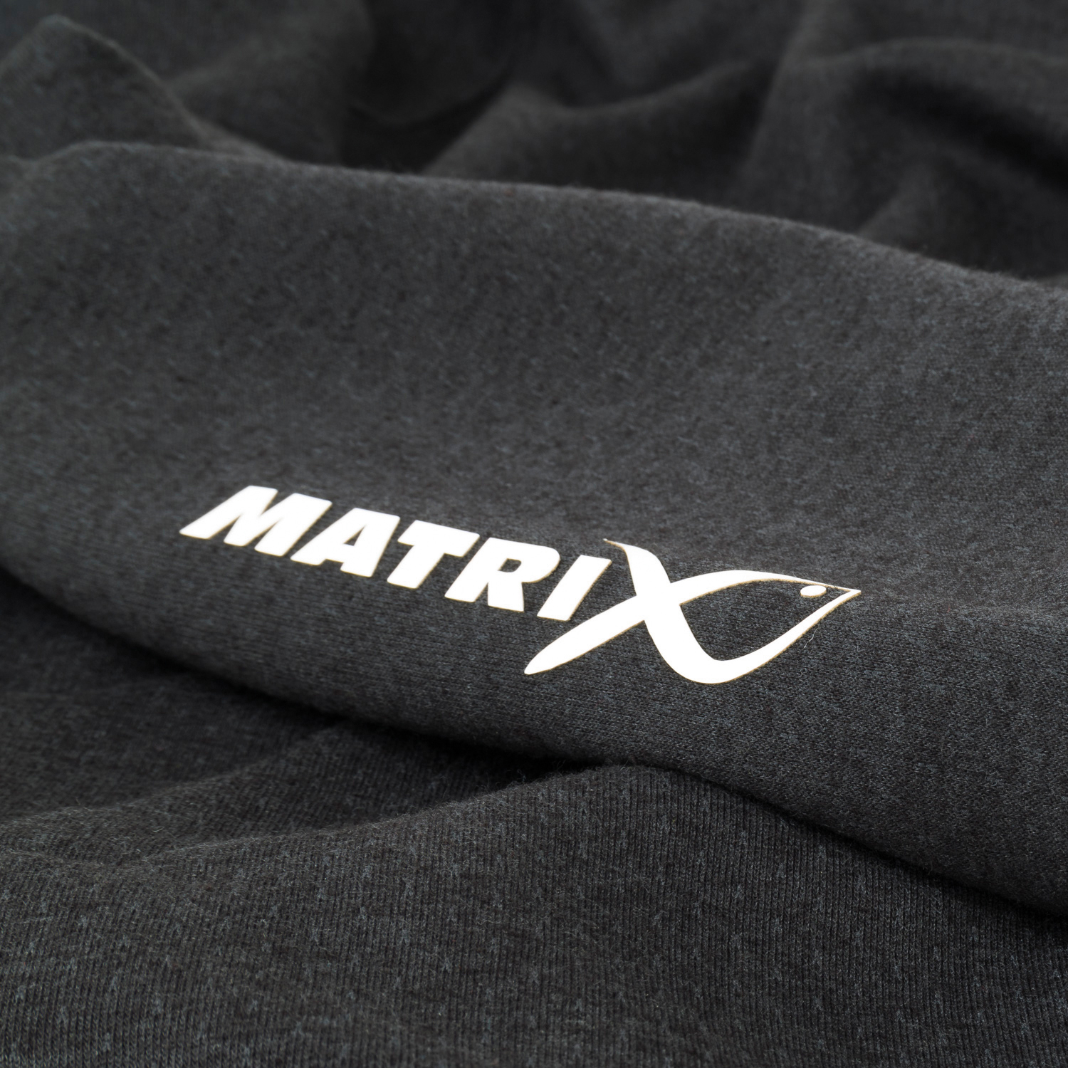 Matrix Minimal Black Marl Hoody