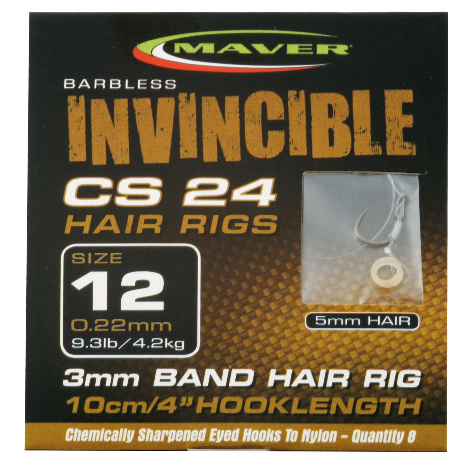 Maver Invincible CS24 Banded Hair Rigs