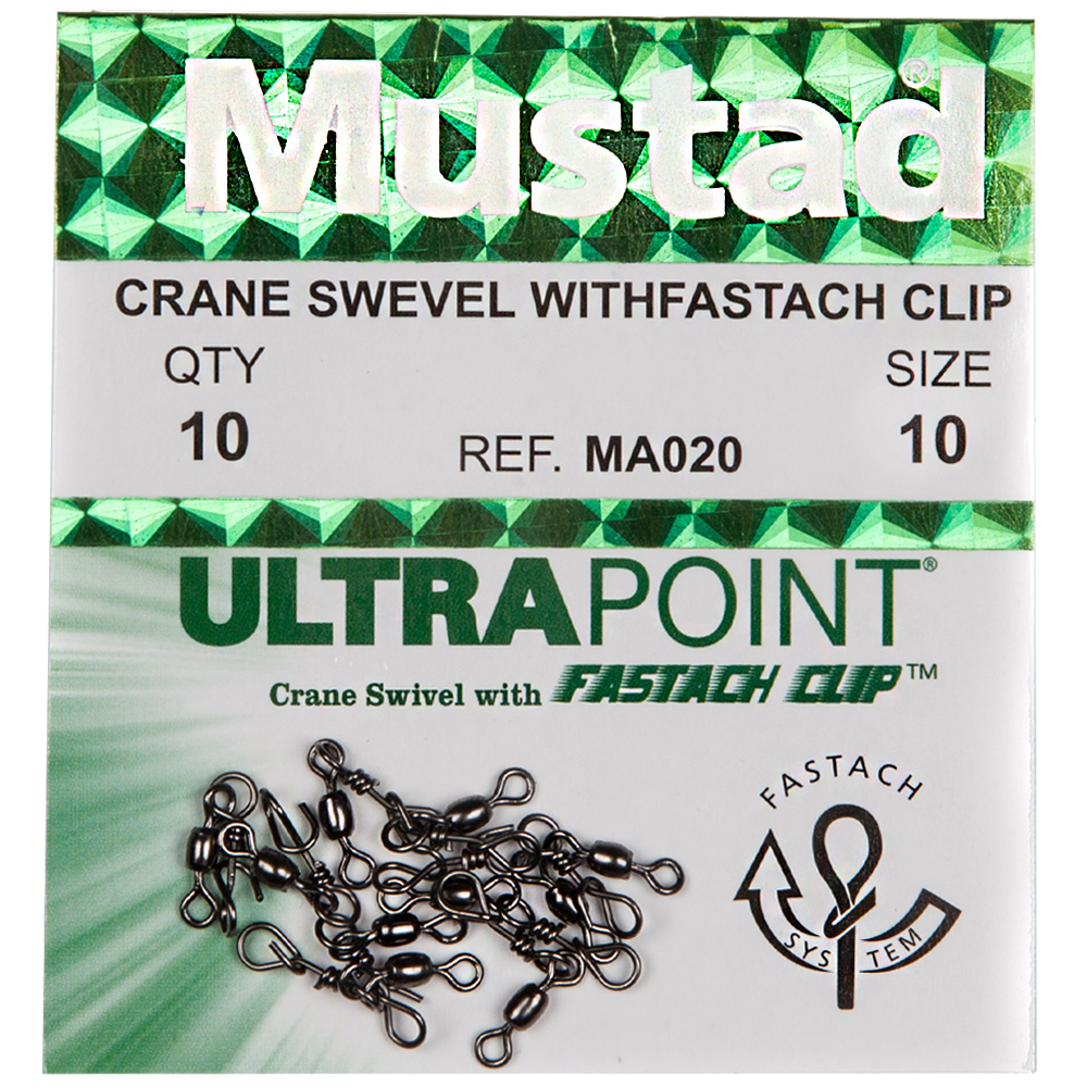 Mustad Crane Swivel With Fastach Clip
