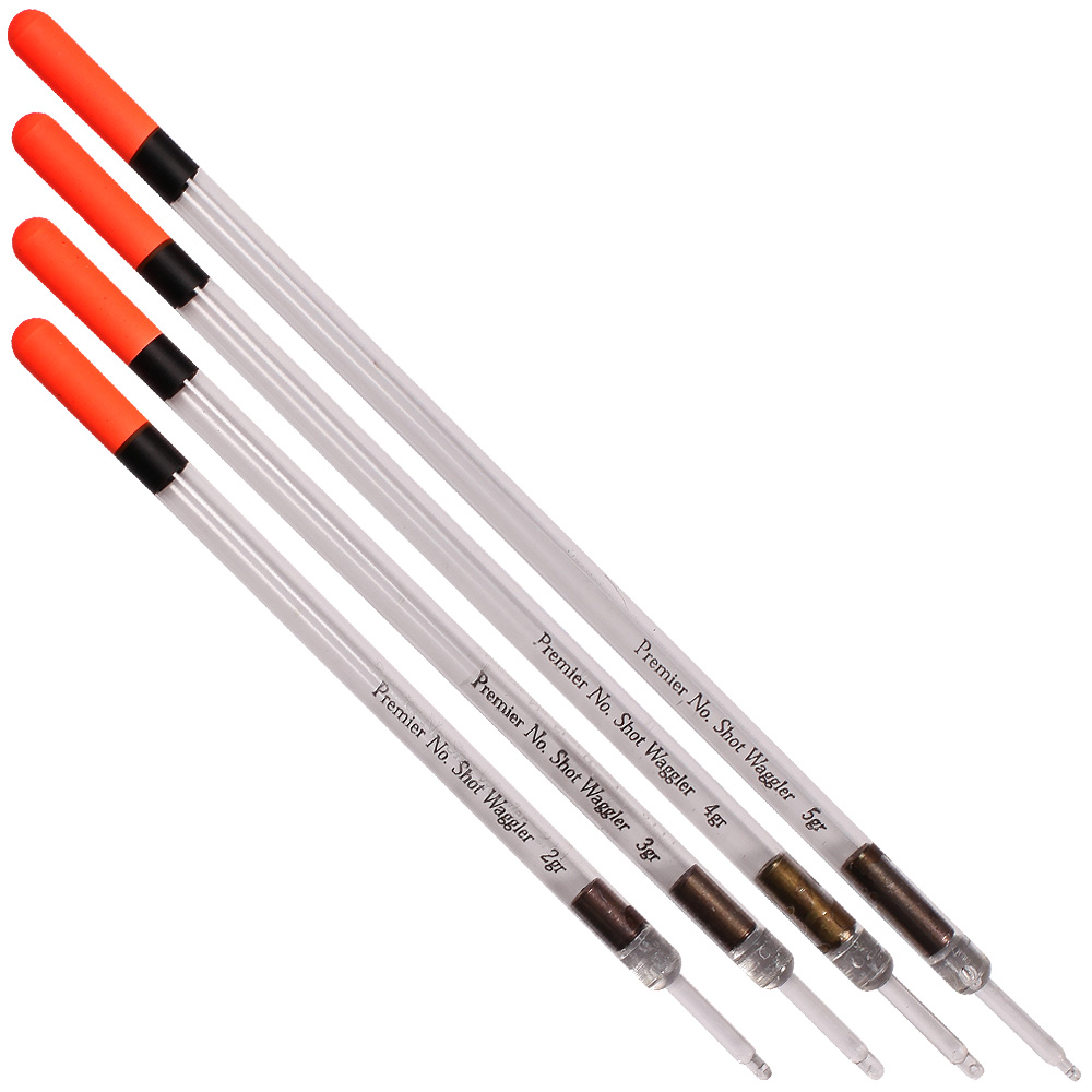 Premier Floats Premier Loaded Clear Pellet Waggler Set of 4