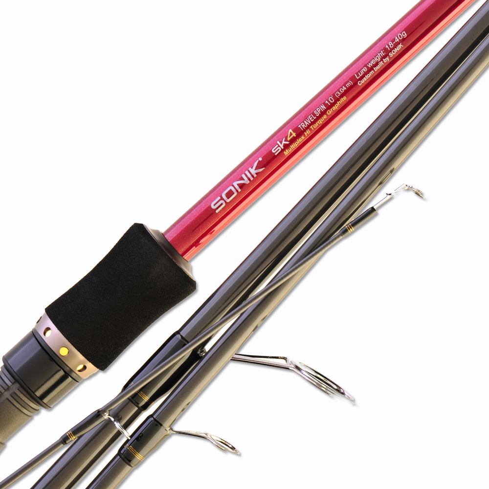 Sonik SK4 Travel Spin Rod 4pc