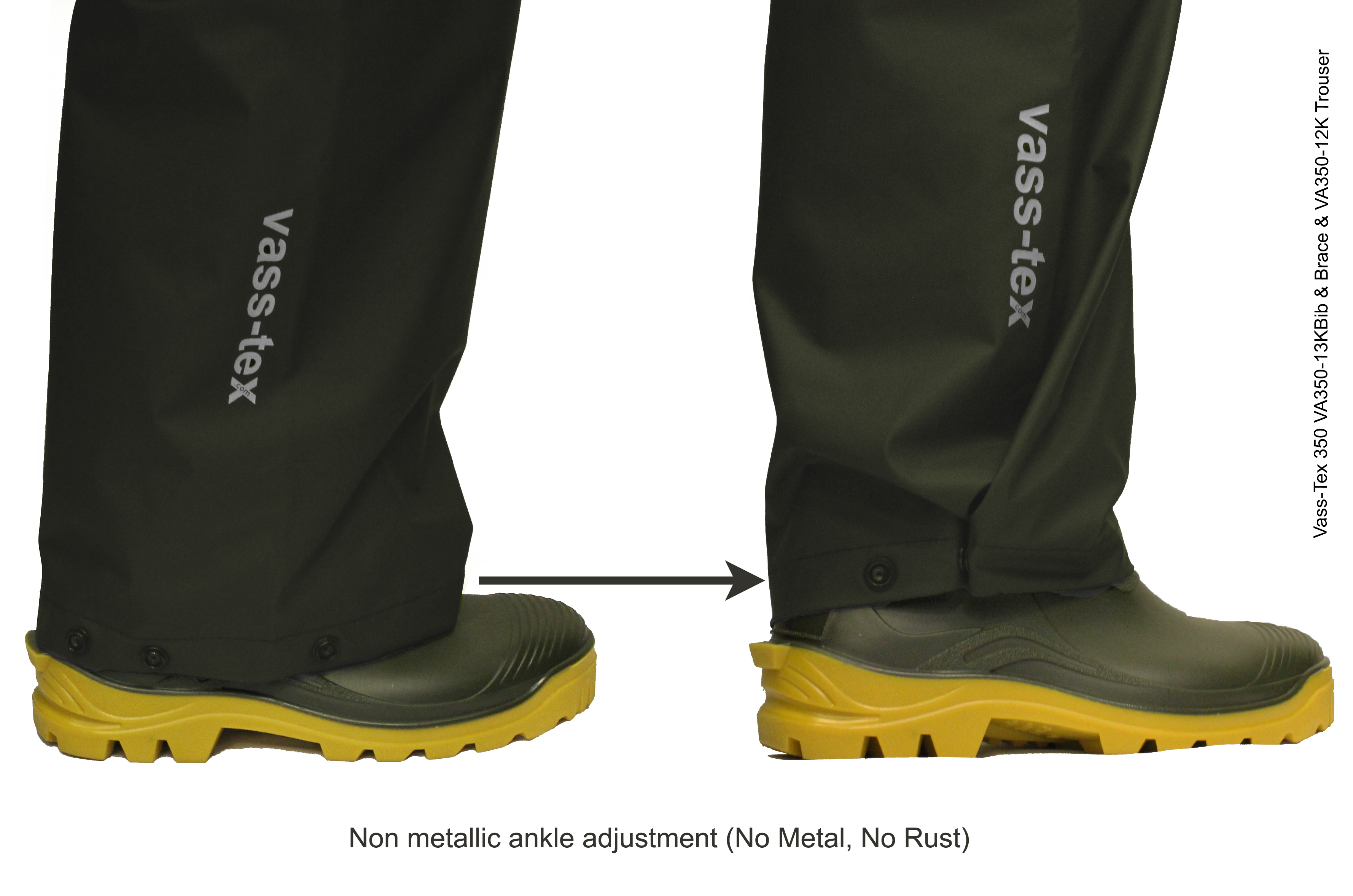 Vass 350 Bib And Brace with Re-enforced Knee & Knee Pocket
