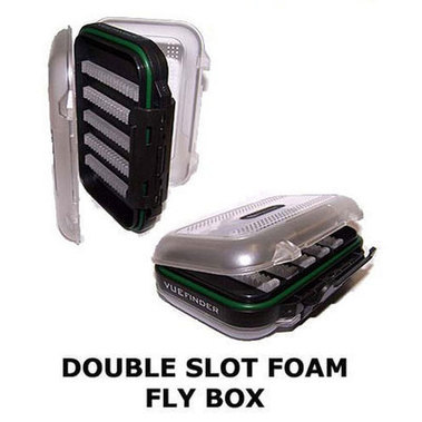 Wychwood Vuefinder Large Double Ripple Foam Fly Box - Fly Fishing Tackle