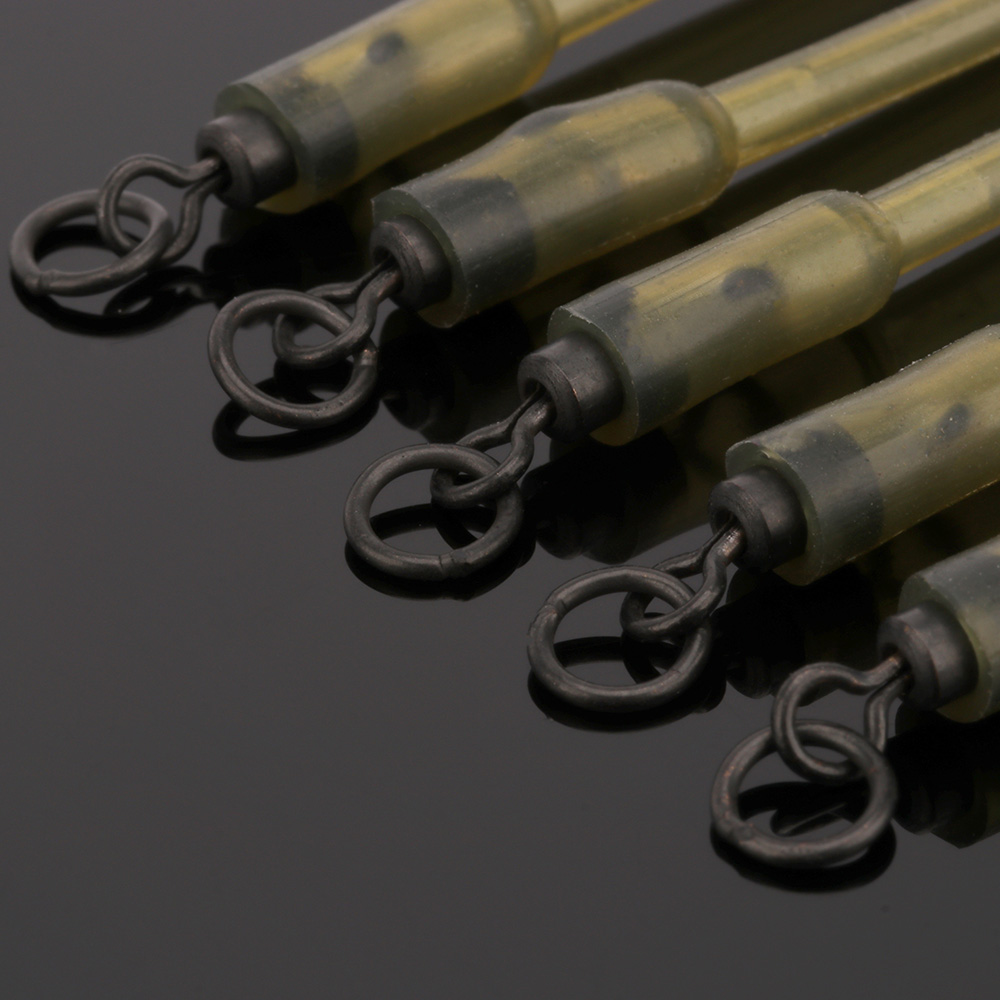 Advanta Fused Fluorocarbon Solid Bag Stems - Ring Swivel - Pack of 5