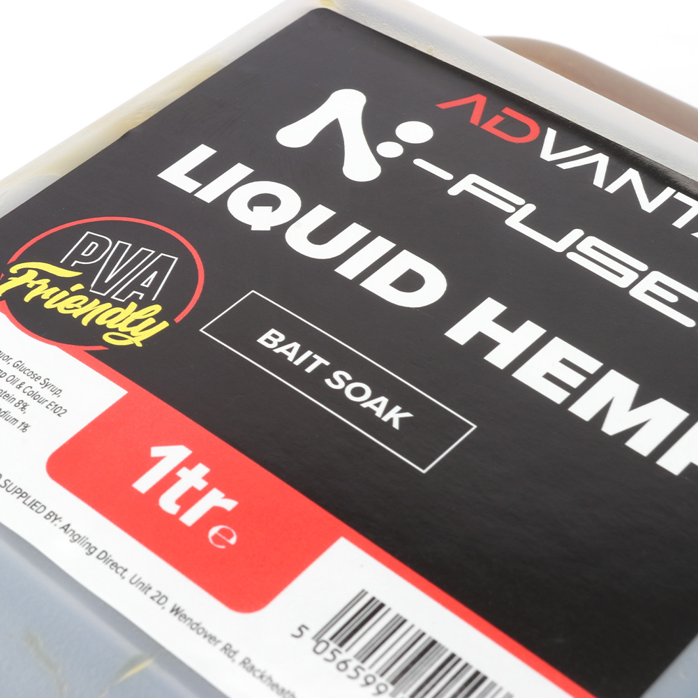 Advanta N-Fused Liquid Hemp Bait Soak 1L | Fishing Bait Additive ...