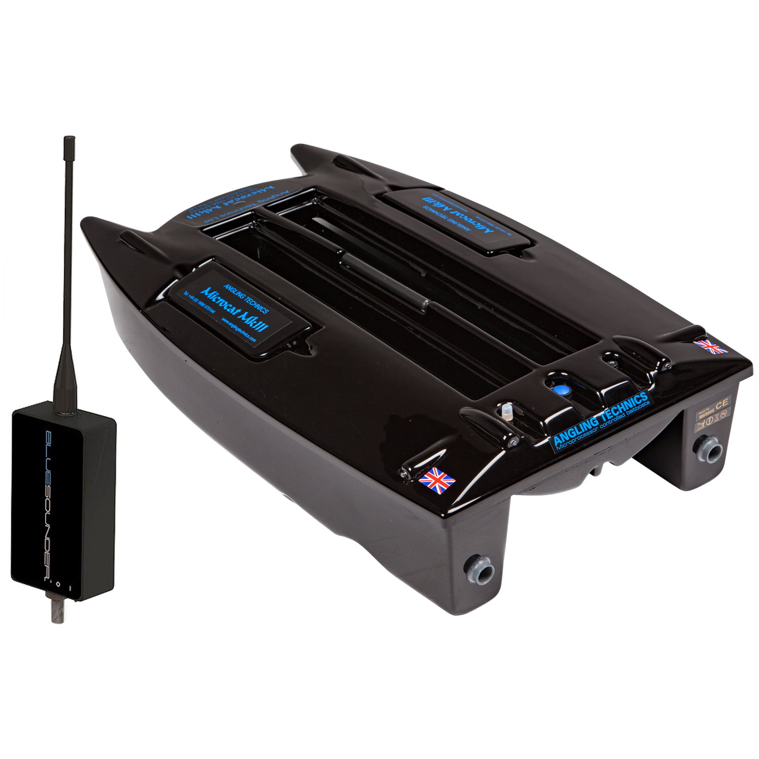 Angling Technics Microcat MkIII fitted with Bluesounder Echo System