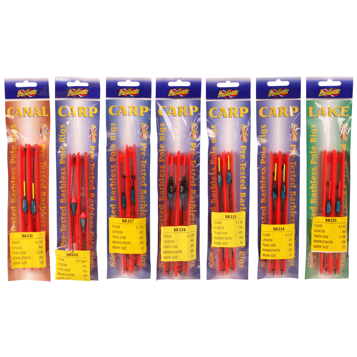 Brollnets Carp Pole Rigs