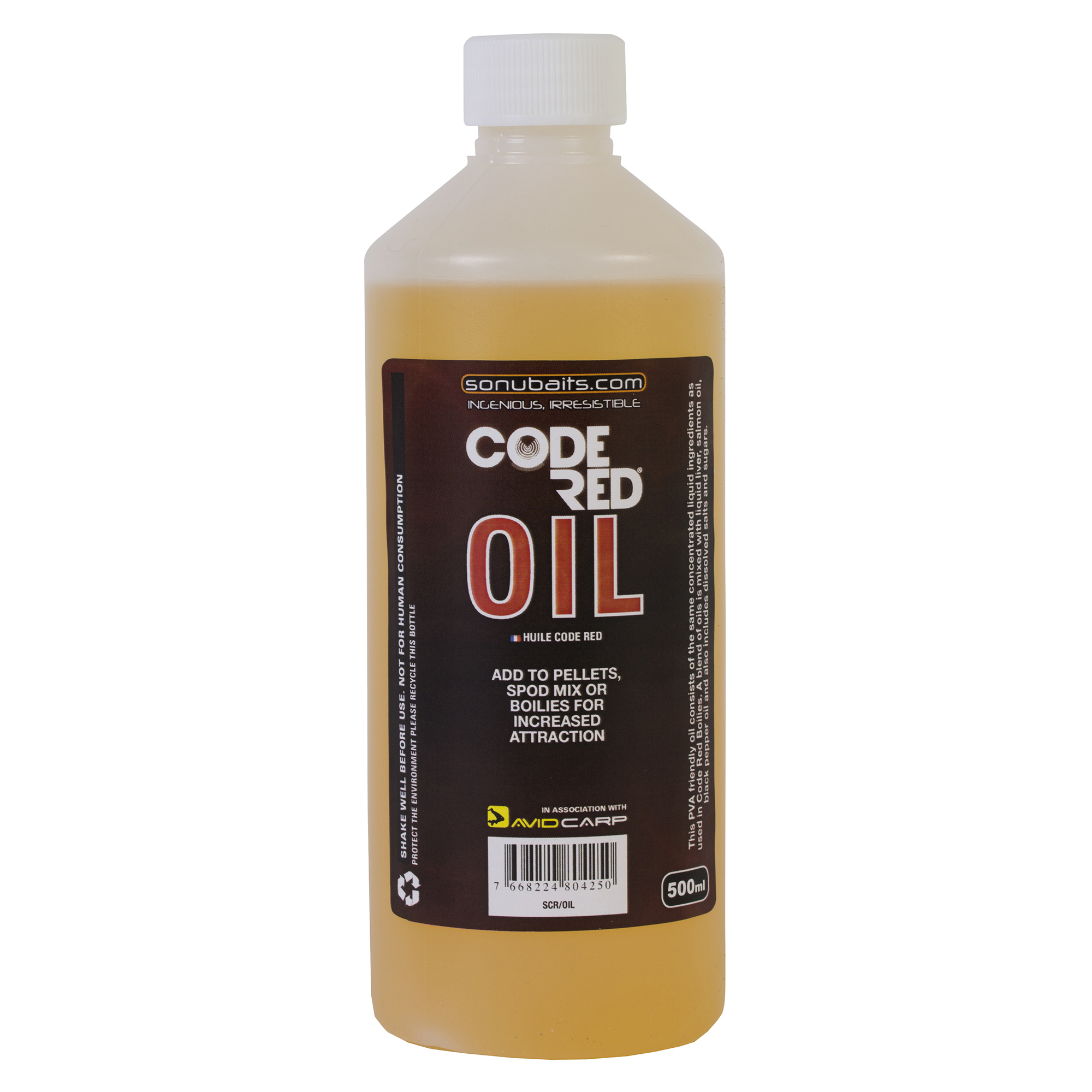 SonuBaits Code Red Oil 500ml