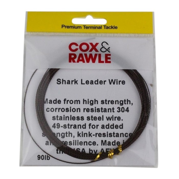 Cox & Rawle PRO-Rig Shark Leader Wire 49-Strand
