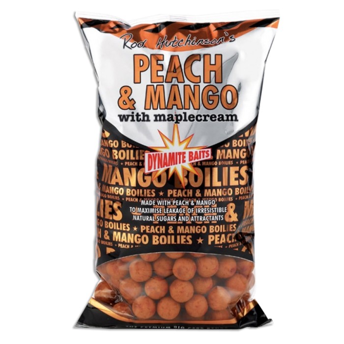 Dynamite Baits Peach & Mango Boilies | Angling Direct