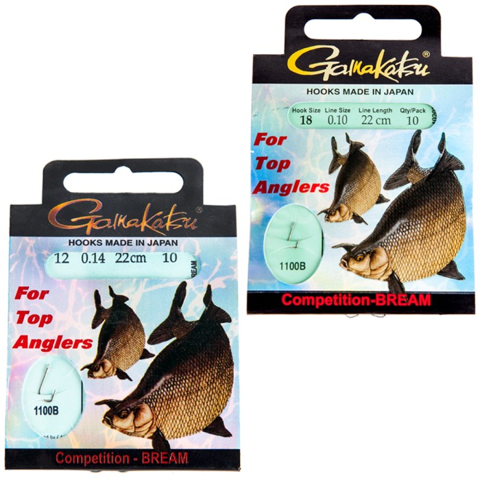 Gamakatsu Competition Bream Hooks to Nylon