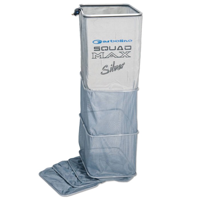 Garbolino Squad Max Rectangular Silver Keepnet
