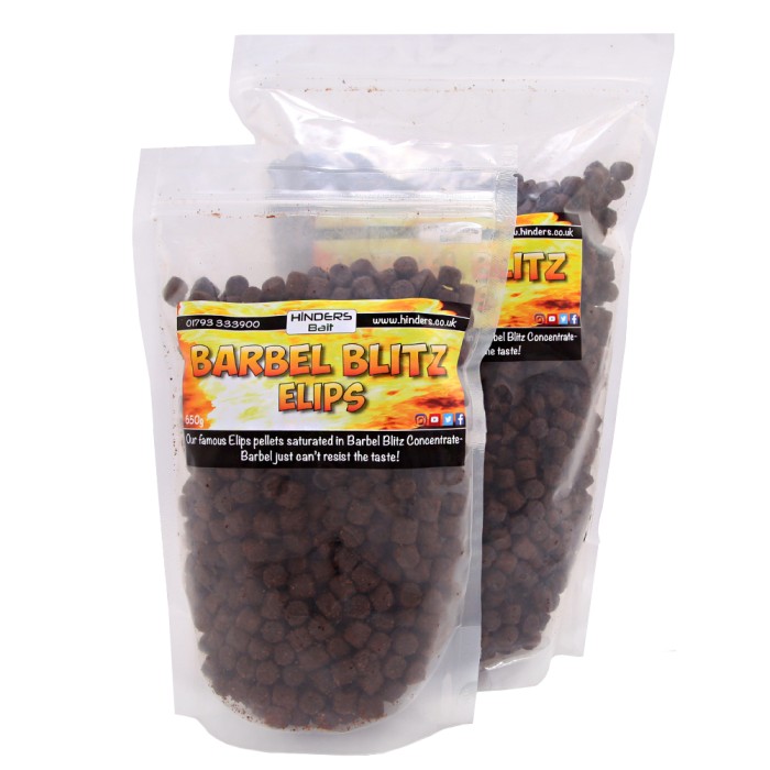Hinders Barbel Blitz Elips Pellets