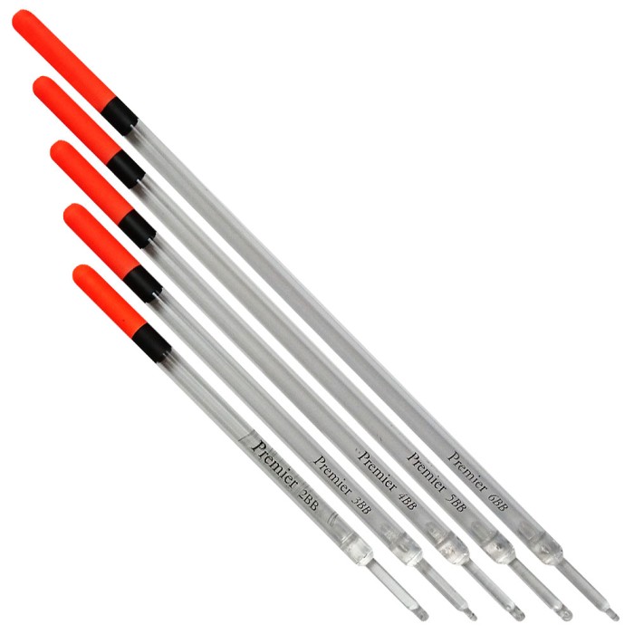 Premier Floats Clear Waggler Set of 5