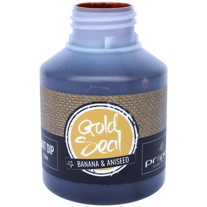 Proper Carp Baits Gold Seal Hookbait Dip 250ml - Banana & Aniseed