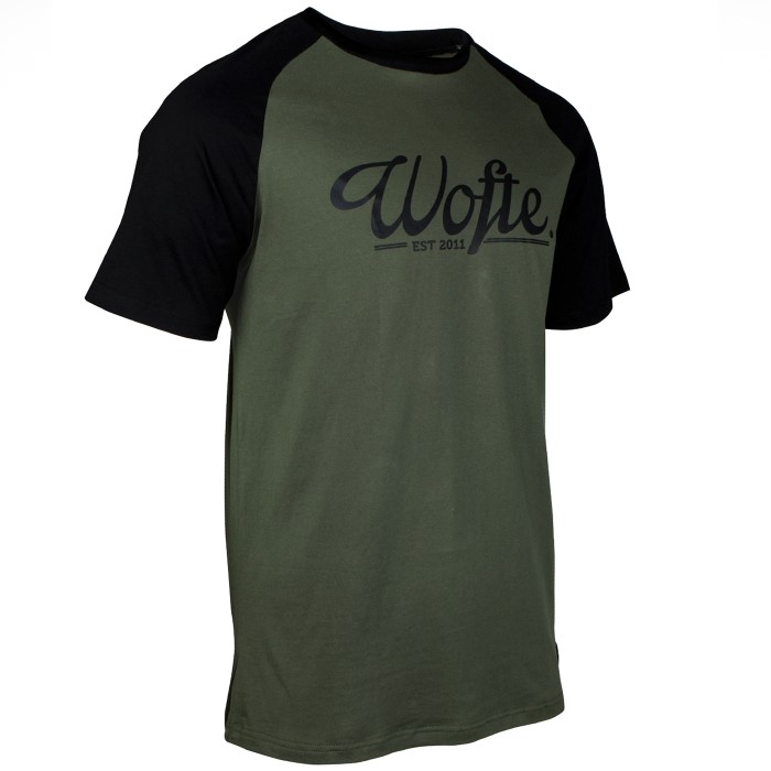 Wofte Olive Raglan Tee
