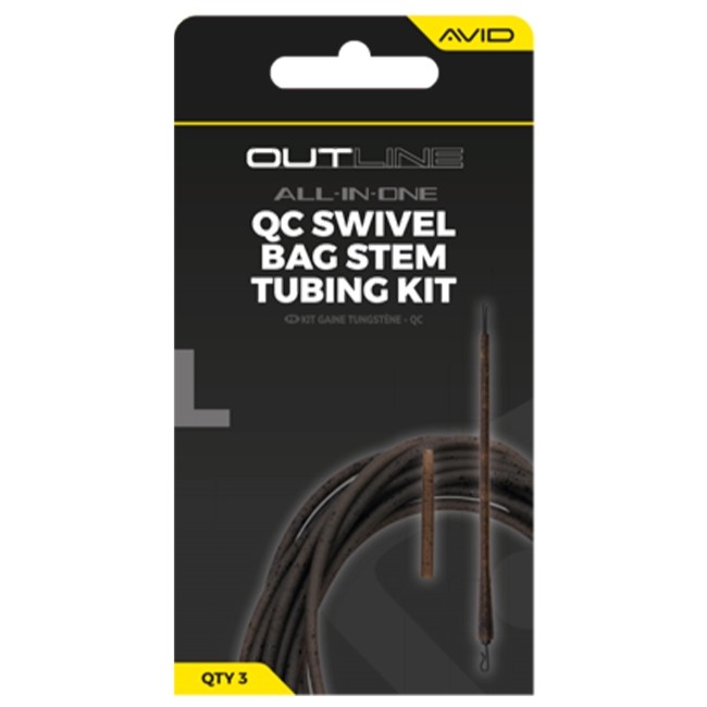 Avid Carp Outline Bag Stem Tungsten Tubing Kit - QC