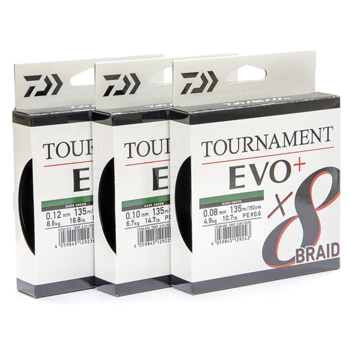 Daiwa Tournament EVO+ X8 Braid|Coarse Fishing Braided Mainline|Angling Direct