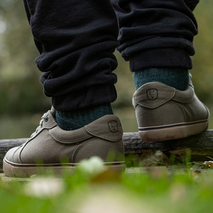 Fox Khaki Canvas Shoe