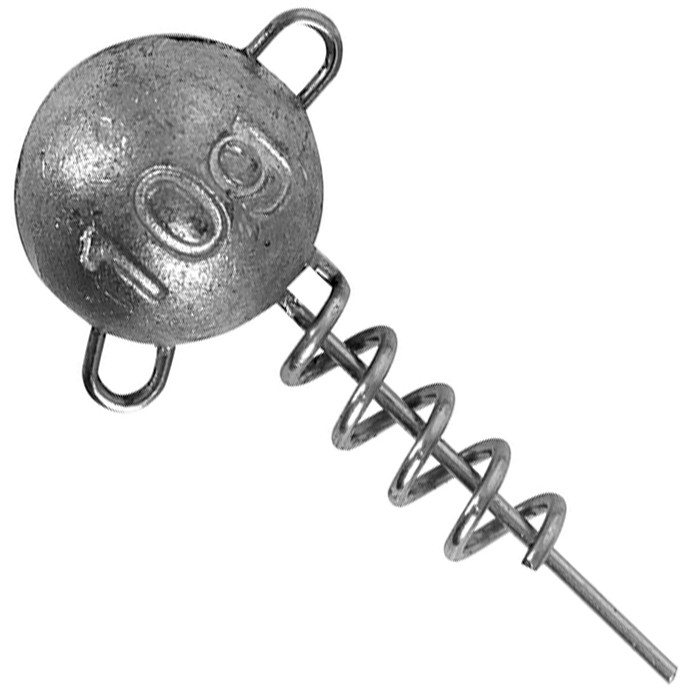 Fox Rage Corkscrew Round Jig Heads x3