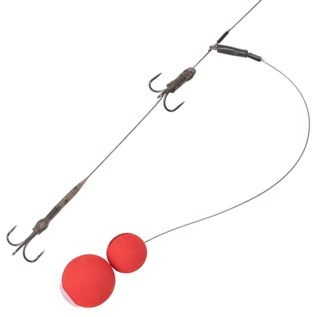 Fox Rage Predator Twin Treble Pop-Up Trace - Barbed|Predator Fishing ...