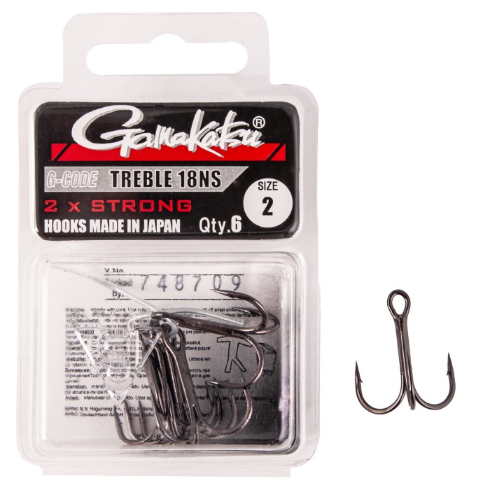 Gamakatsu Treble Hook 18 NS