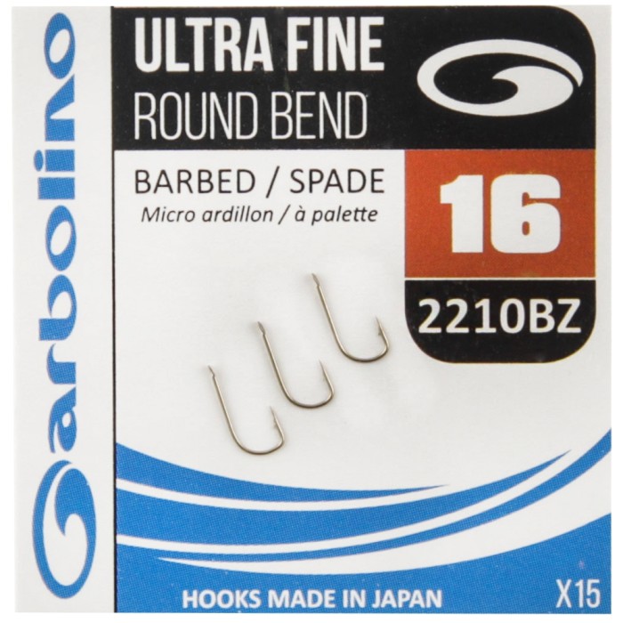 Garbolino Competition Ultra Fine Round Bend Hooks