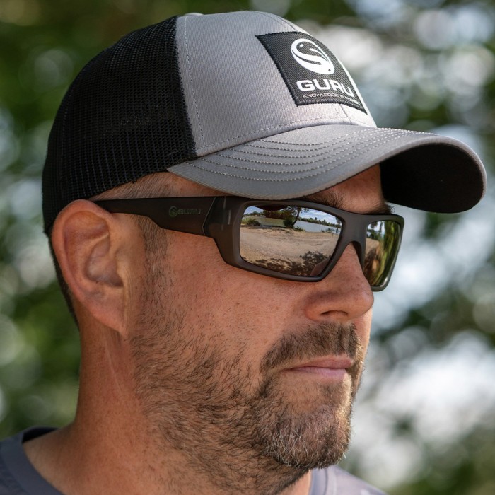 Guru Grey Patch Trucker Cap
