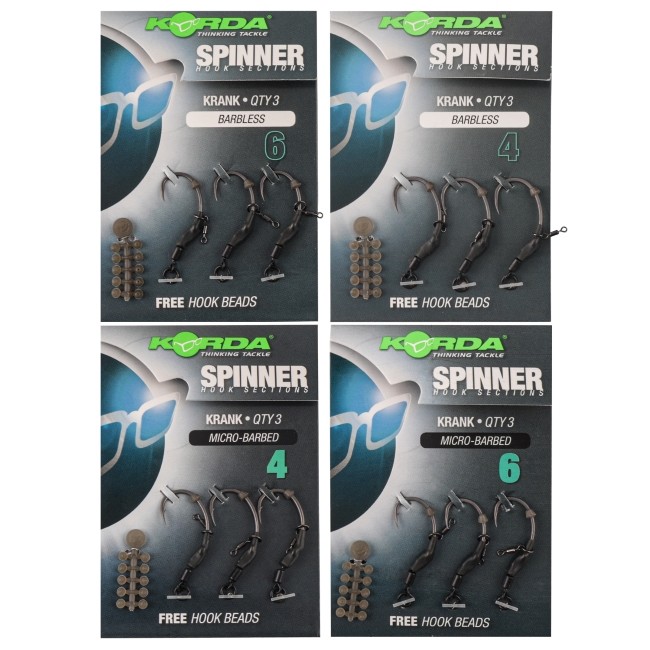 Korda Spinner Hook Sections Krank | Angling Direct