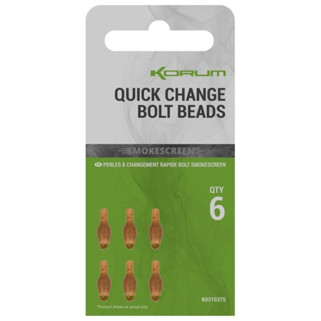 Korum Smokescreen Quick Change Bolt Beads