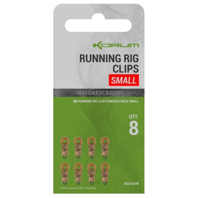 Korum Smokescreen Running Rig Clips - Small