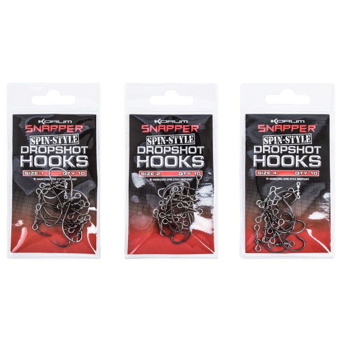 Korum Snapper Dropshot Hooks - Barbed
