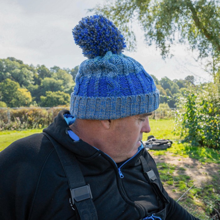 Preston Colour Block Bobble Hat