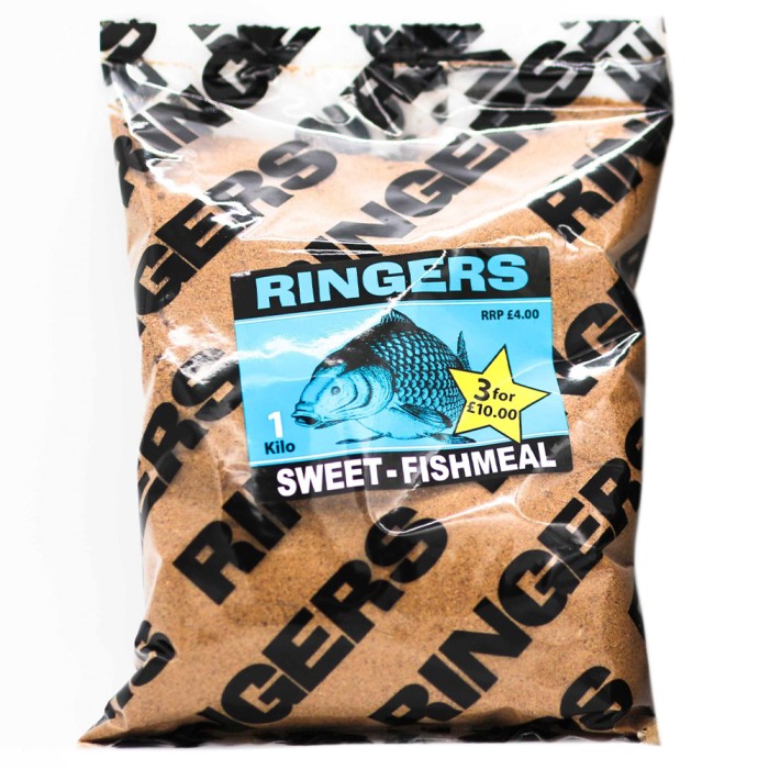Ringers Sweet Fishmeal Groundbait 1kg - Boost Your Catch