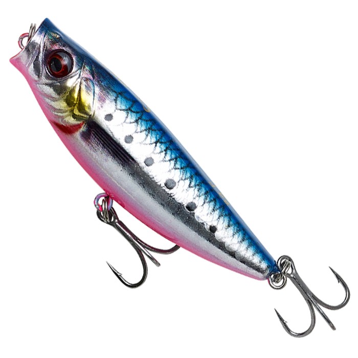 Savage Salt 3D Minnow Pop Walker Floating Fishing Lure 5.5cm 6g