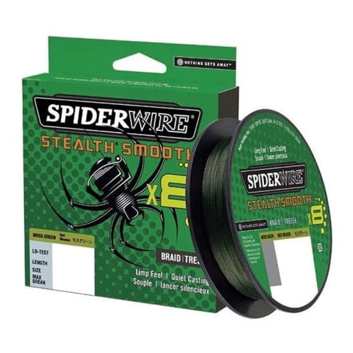 Spiderwire Stealth Smooth Braid - Moss Green