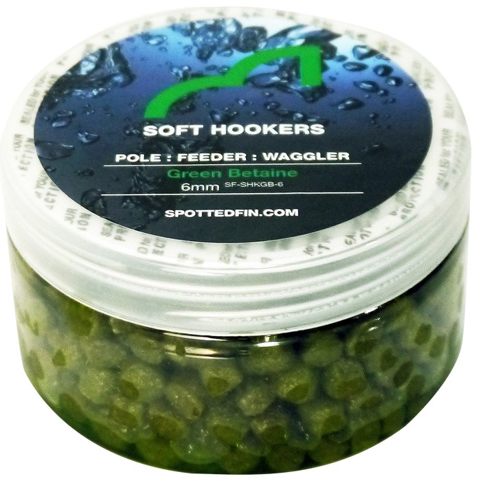 Spotted Fin Green Betaine Soft Hook Pellets 80g