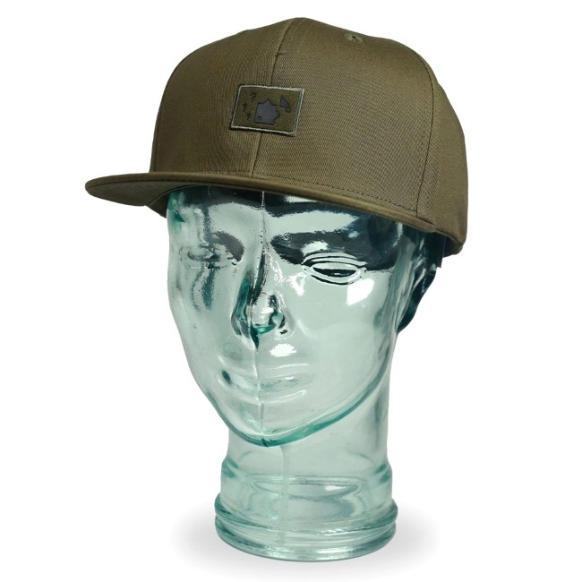 Thinking Anglers 6 Panel Cap - Olive