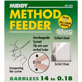 Middy Method Feeder Hooks To Nylon