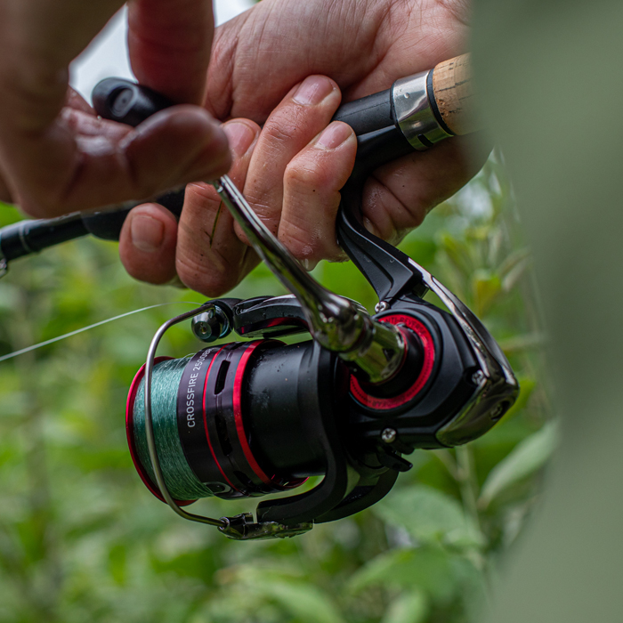 Daiwa 20 Crossfire Reel Black Red | Fishing Reel | Angling Direct