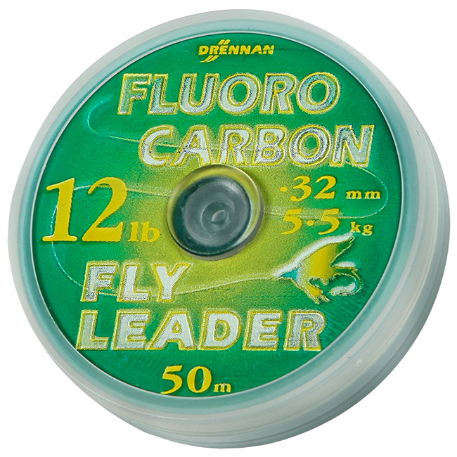 Drennan Fluorocarbon Fly Leader 50m |Fly Fishing Tackle | Angling Direct