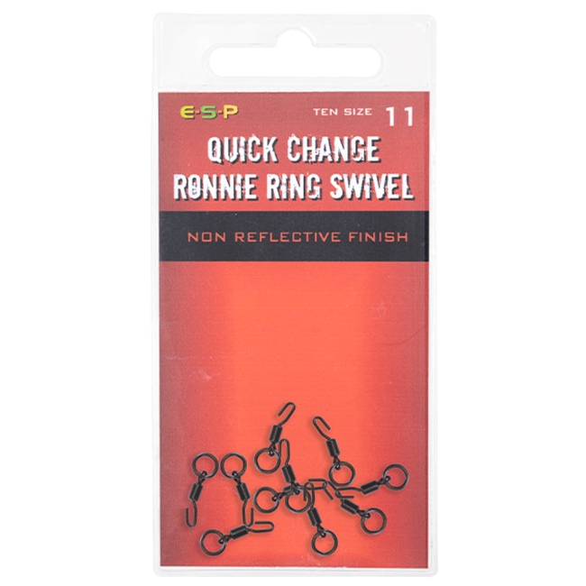 ESP Quick Change Ronnie Ring Swivels | Ronnie Rig | Angling Direct