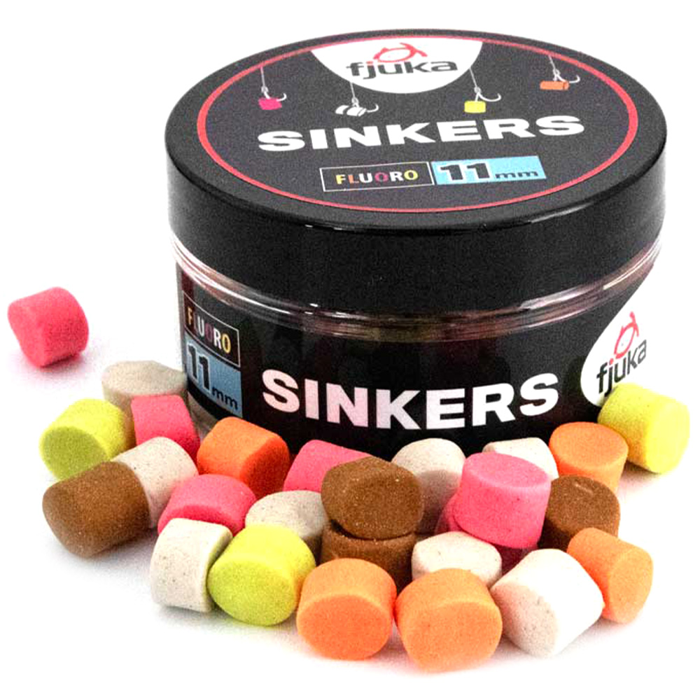 Fjuka Hookable Sinkers Mixed Colours | Angling Direct